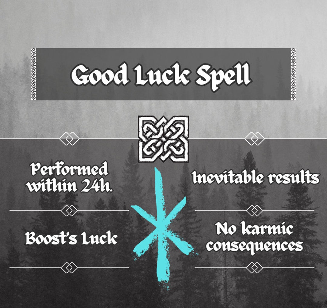 Good Luck Spell, Noese Luck Spell, Succes Spell, White Magic, Same Day ...