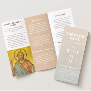 Catholic Good News Pamphlet | Printable | Evangelization | Christian ...