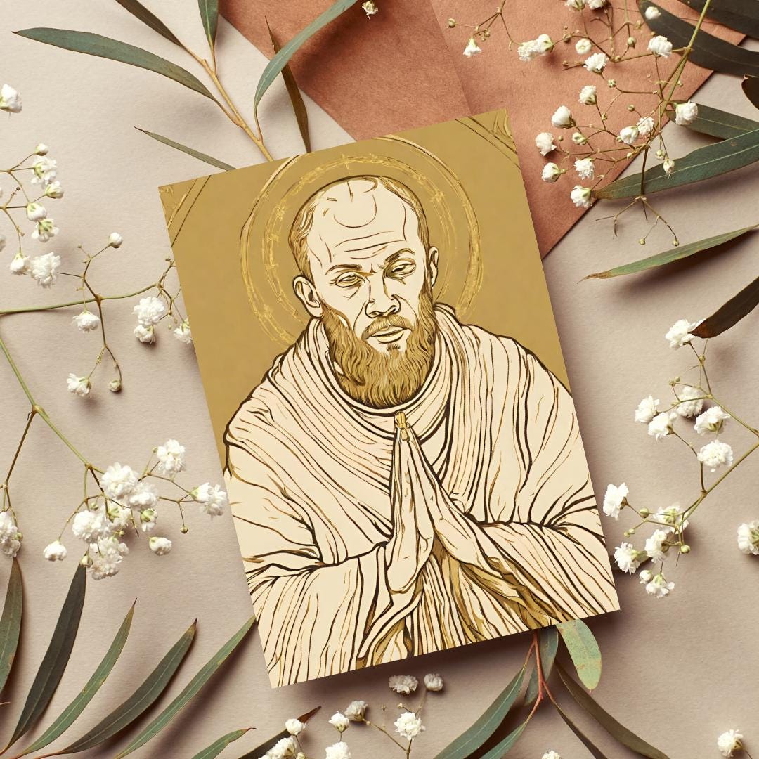St. Benedict Prayer Card | Catholic Prayer Cards | Digital Download ...