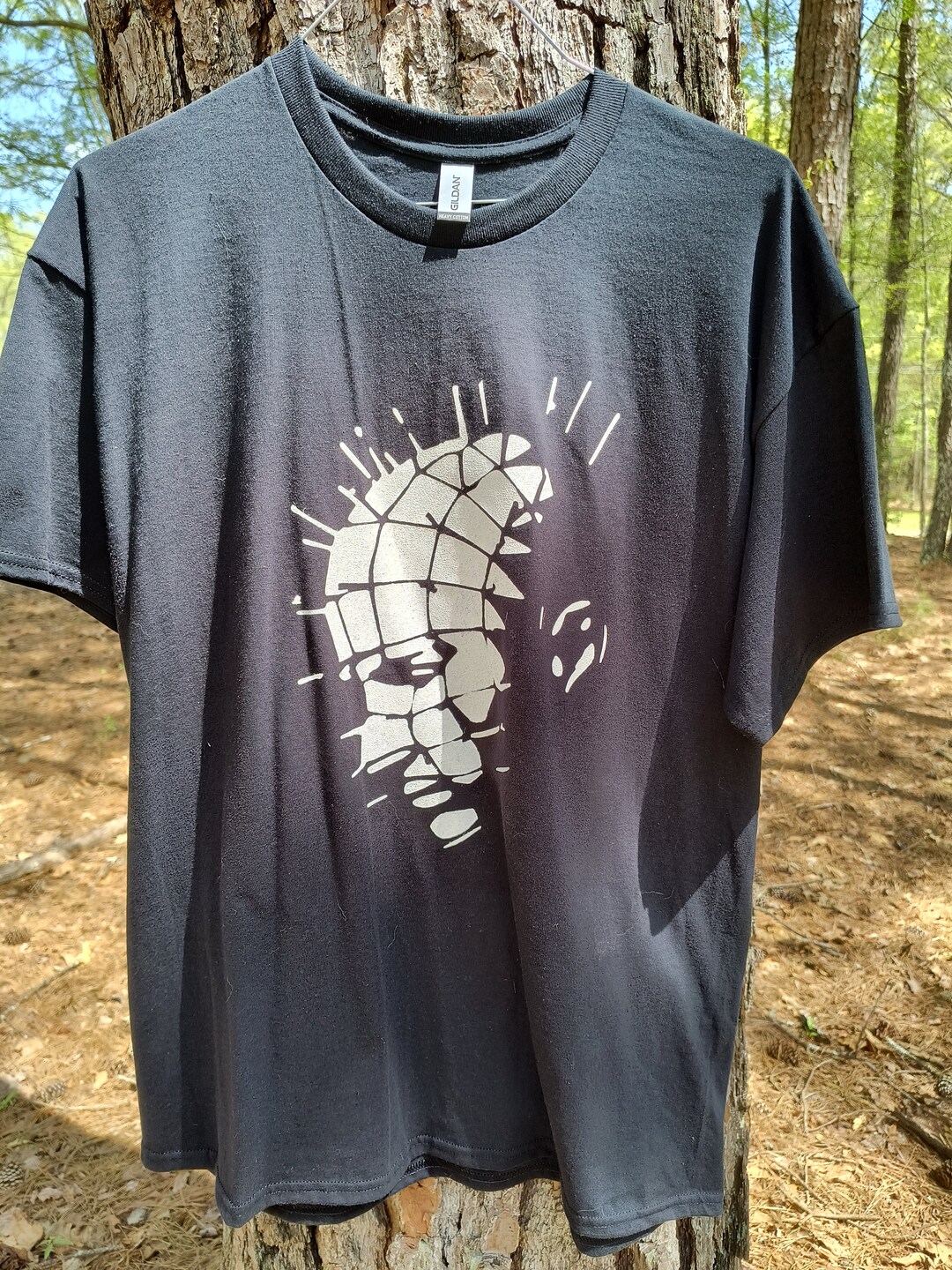 Hellraiser Hell Priest / Pinhead Hand Stenciled Shirt - Etsy