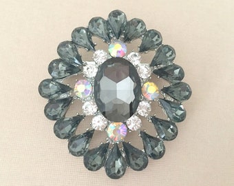 Gray rhinestone | Etsy