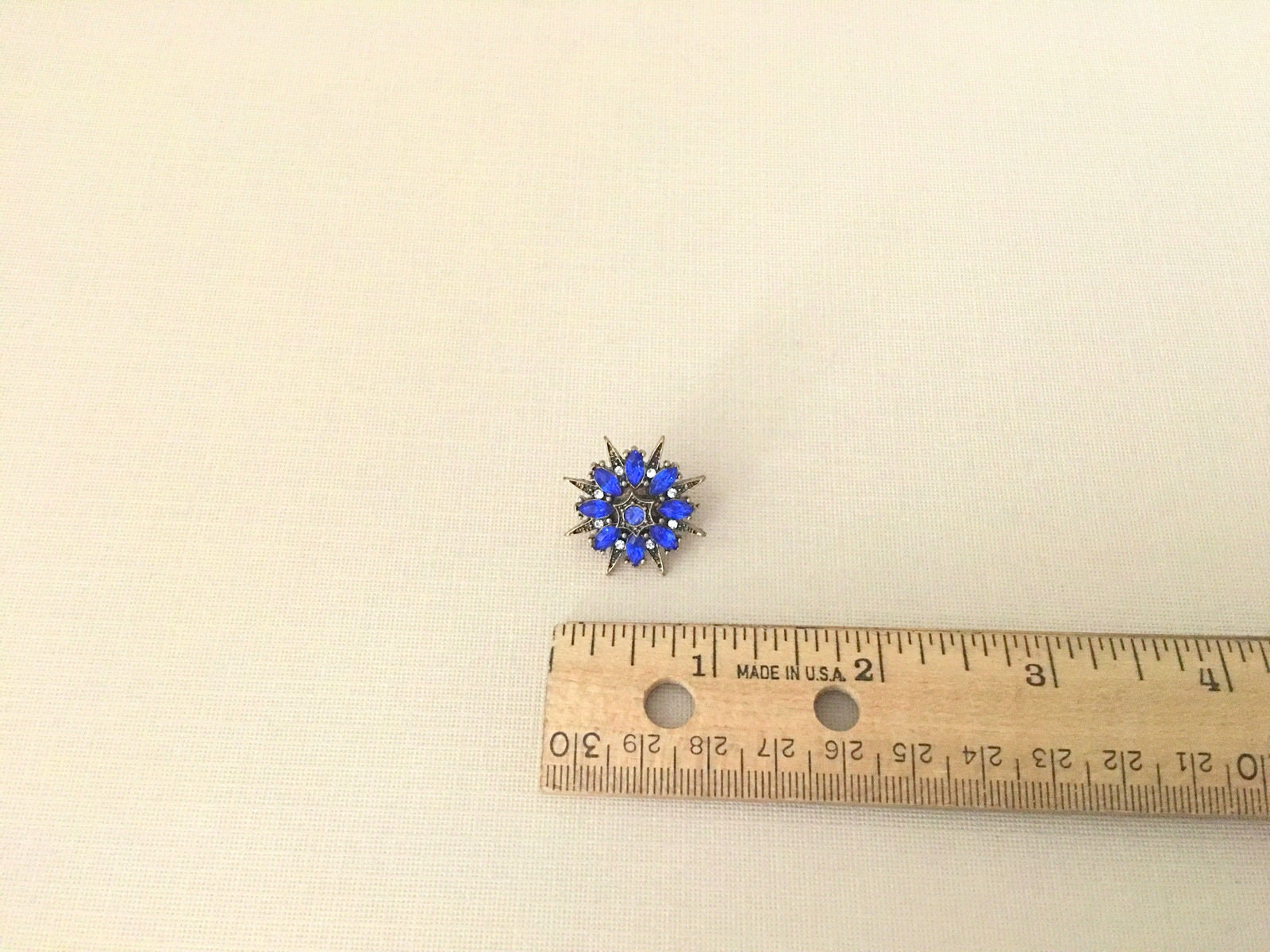 Royal Blue Starburst Lapel Pin or Tie Tack