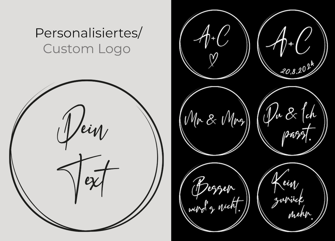 Logo Personalized, Logo Custom, Logo Individual, Logo Wedding, Costum ...