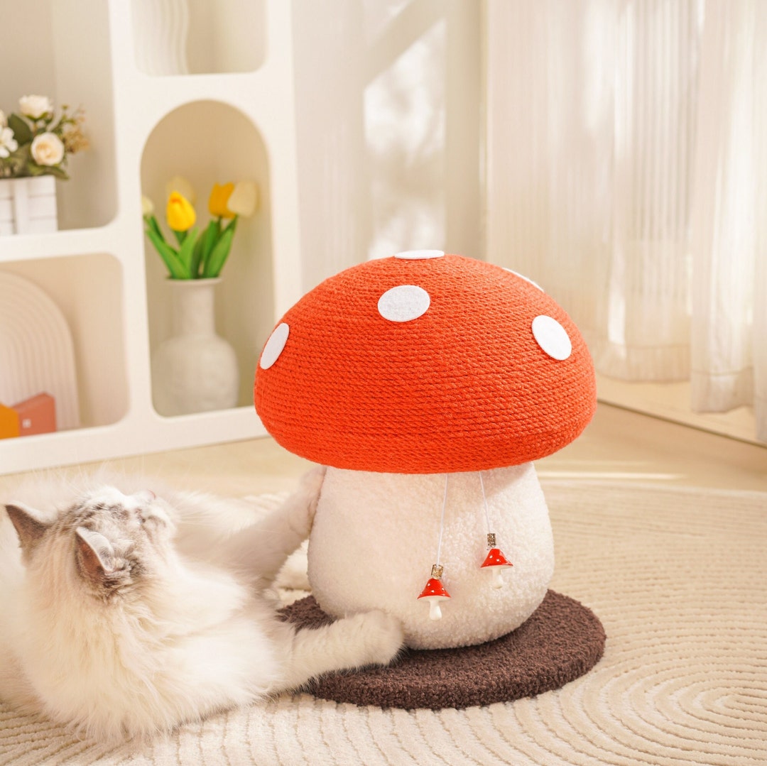 Unique Cat Scratching Post | Modern Cat Tree | Sisal Rope Scratcher ...