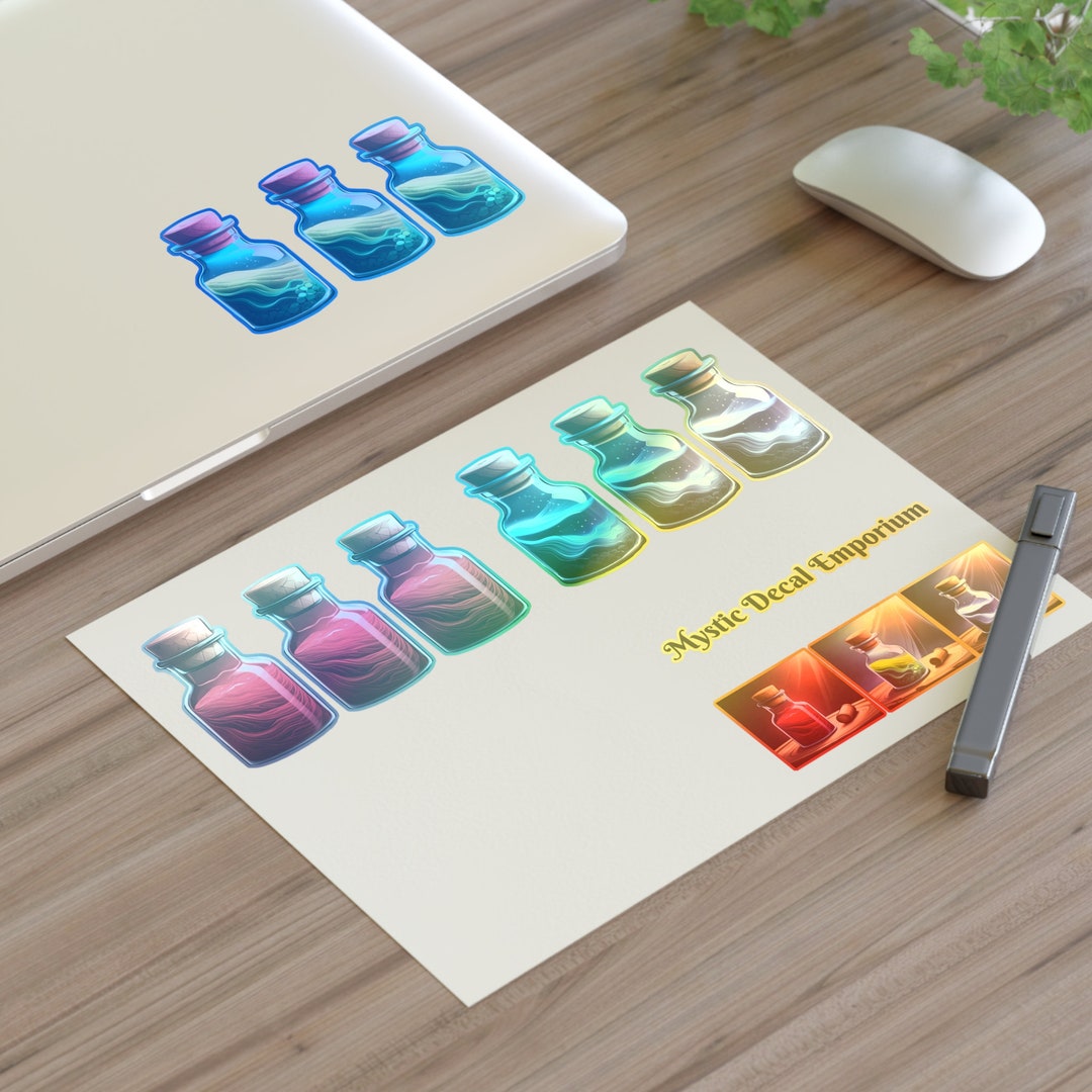 Potion Sticker Pack: Healing, Stamina, Mana - Etsy