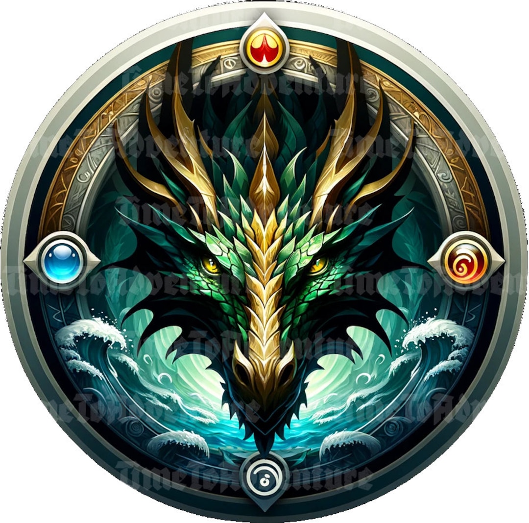 Water Dragon Icon, Avatar, Adventure, Tabletop, RPG, PNG, Dungeons and ...