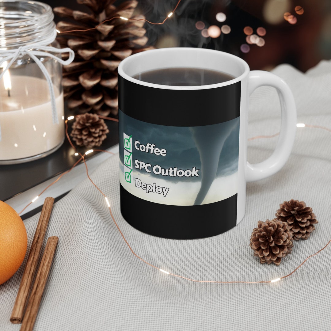 Storm Chaser Coffee Checklist Mug - Etsy