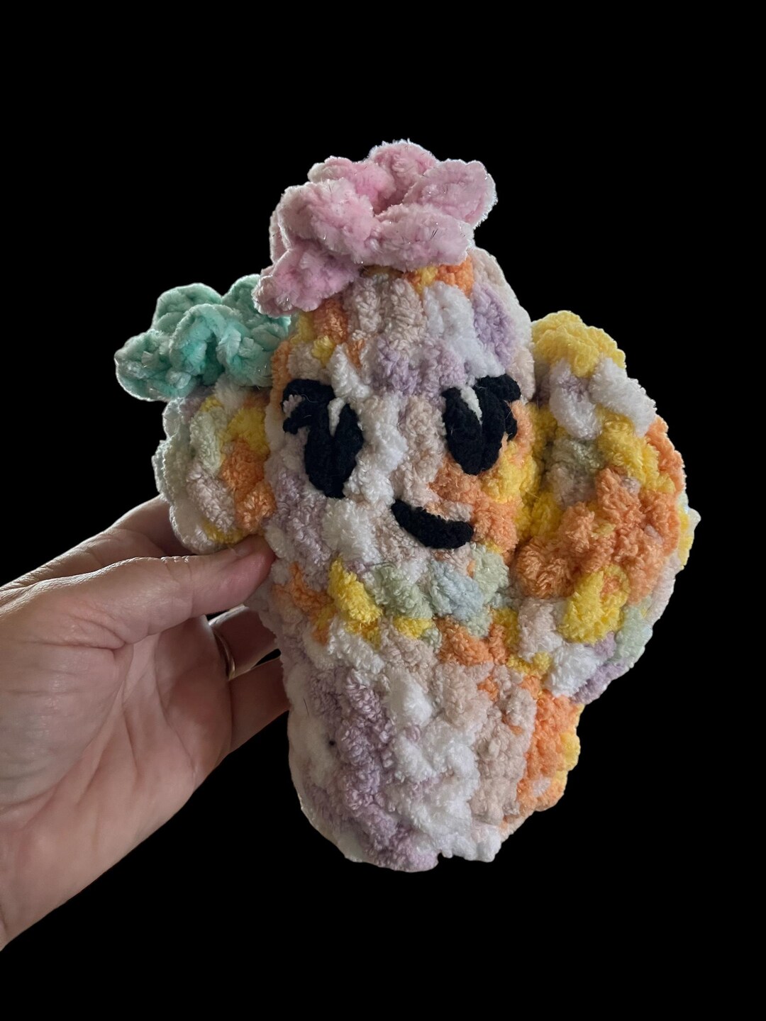 Blooming Cacti Buddy Crochet Plushie Handmade Amigurumi - Etsy