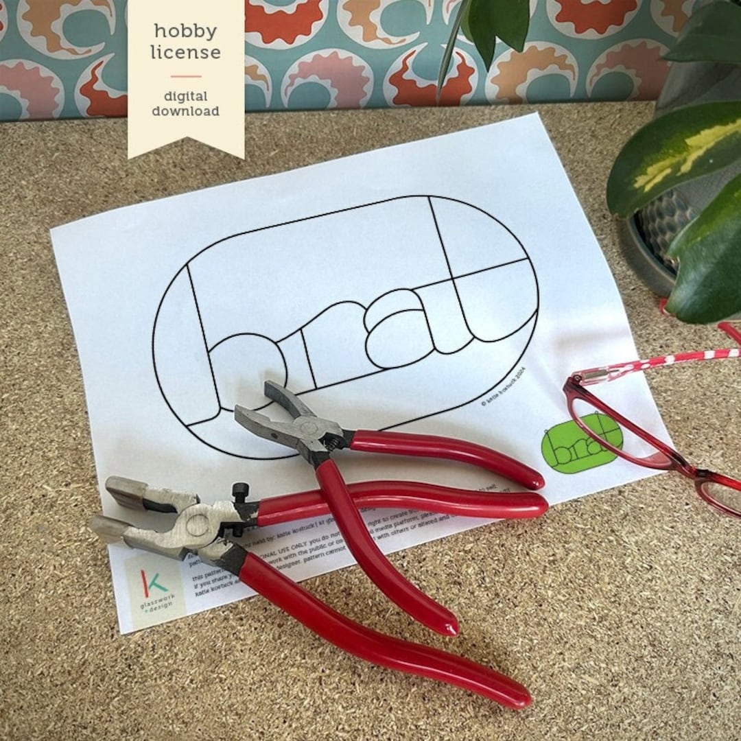 PATTERN . Brat . Stained Glass . Digital Download . Hobby License - Etsy