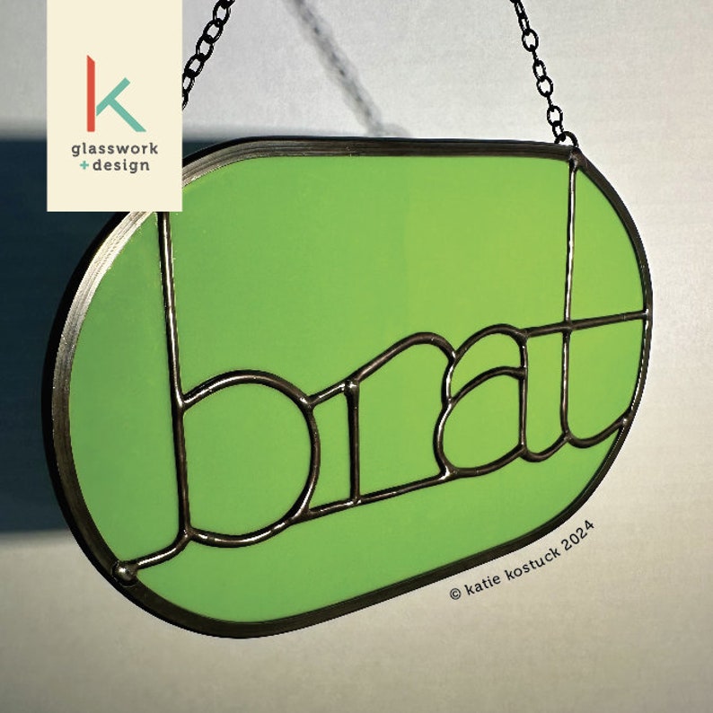 PATTERN . Brat . Stained Glass . Digital Download . Hobby License - Etsy