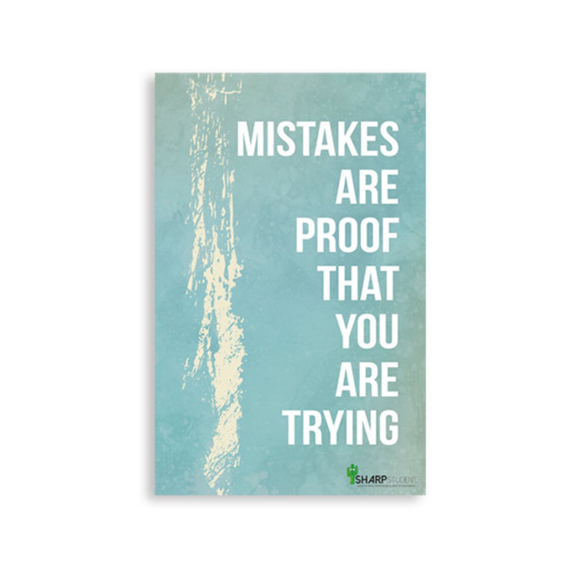 Growth Mindset Sharp Student Inspirational Classroom Teacher Poster ...