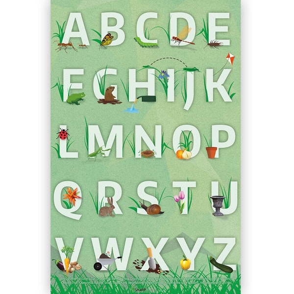 Garden Alphabet - Etsy