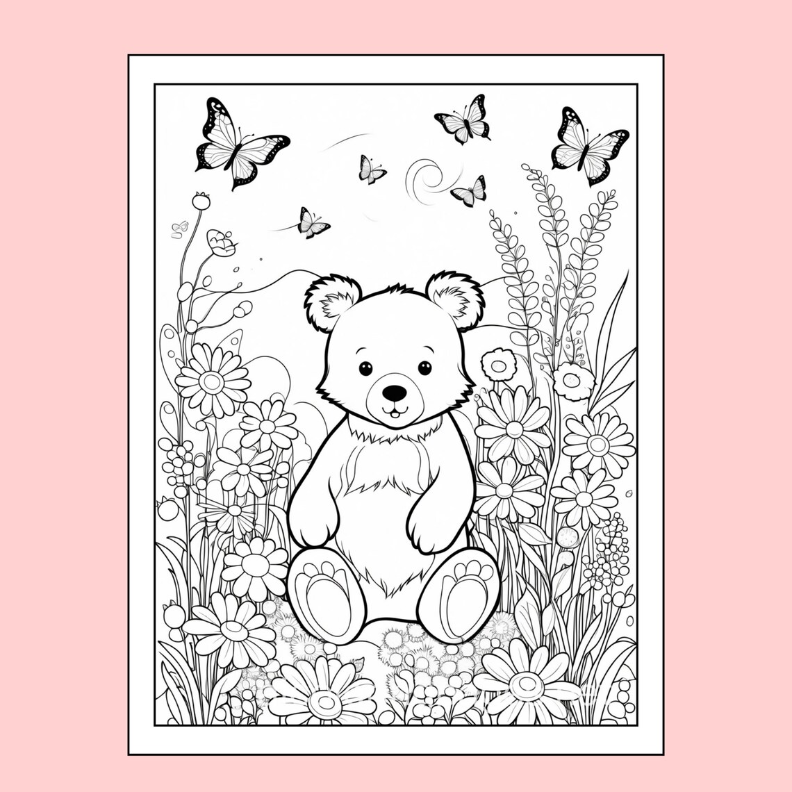 Bear Adventures: Cute Bear Coloring Pages | Coloring Pages for Children ...