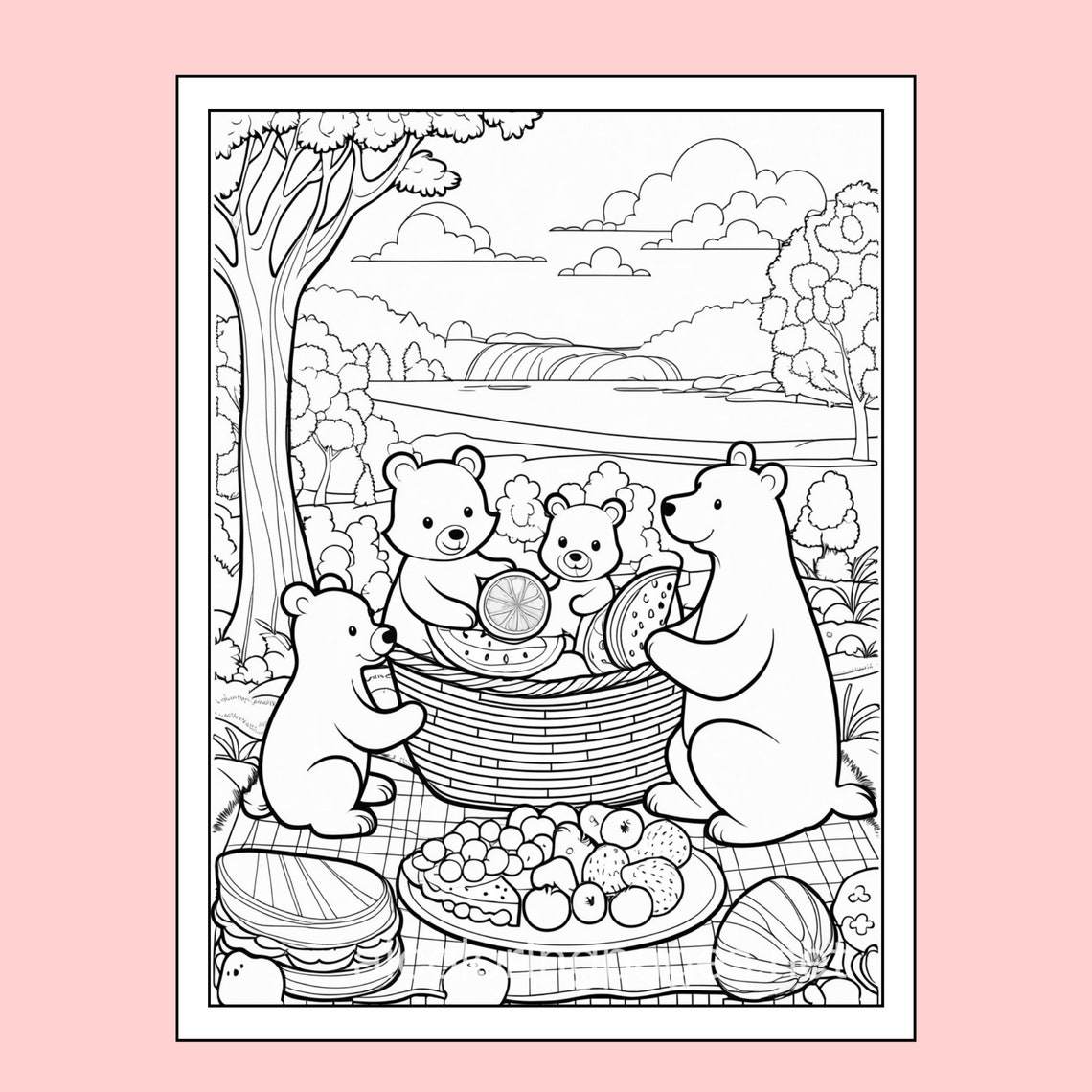 Bear Adventures: Cute Bear Coloring Pages | Coloring Pages for Children ...