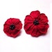 Flanders Poppy Brooch - Small - Etsy