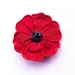 Flanders Poppy Brooch - Small - Etsy