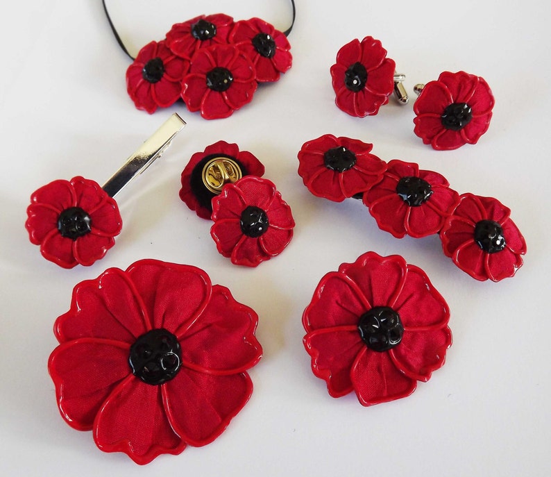 Flanders Poppy Lapel Pin - Etsy