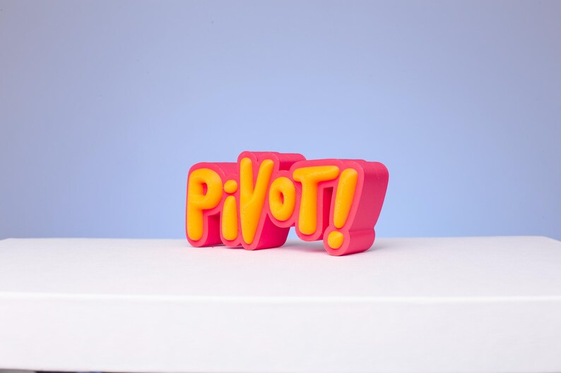 FRIENDS "pivot", 3D Printable Standing Decoration, STL File, 3D File ...