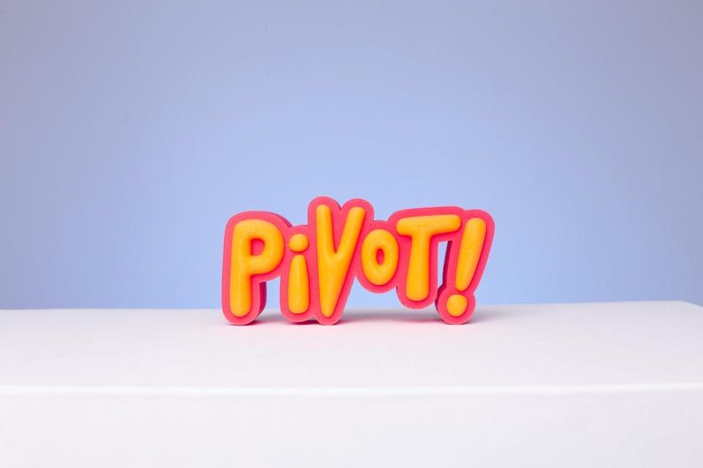 FRIENDS "pivot", 3D Printable Standing Decoration, STL File, 3D File ...