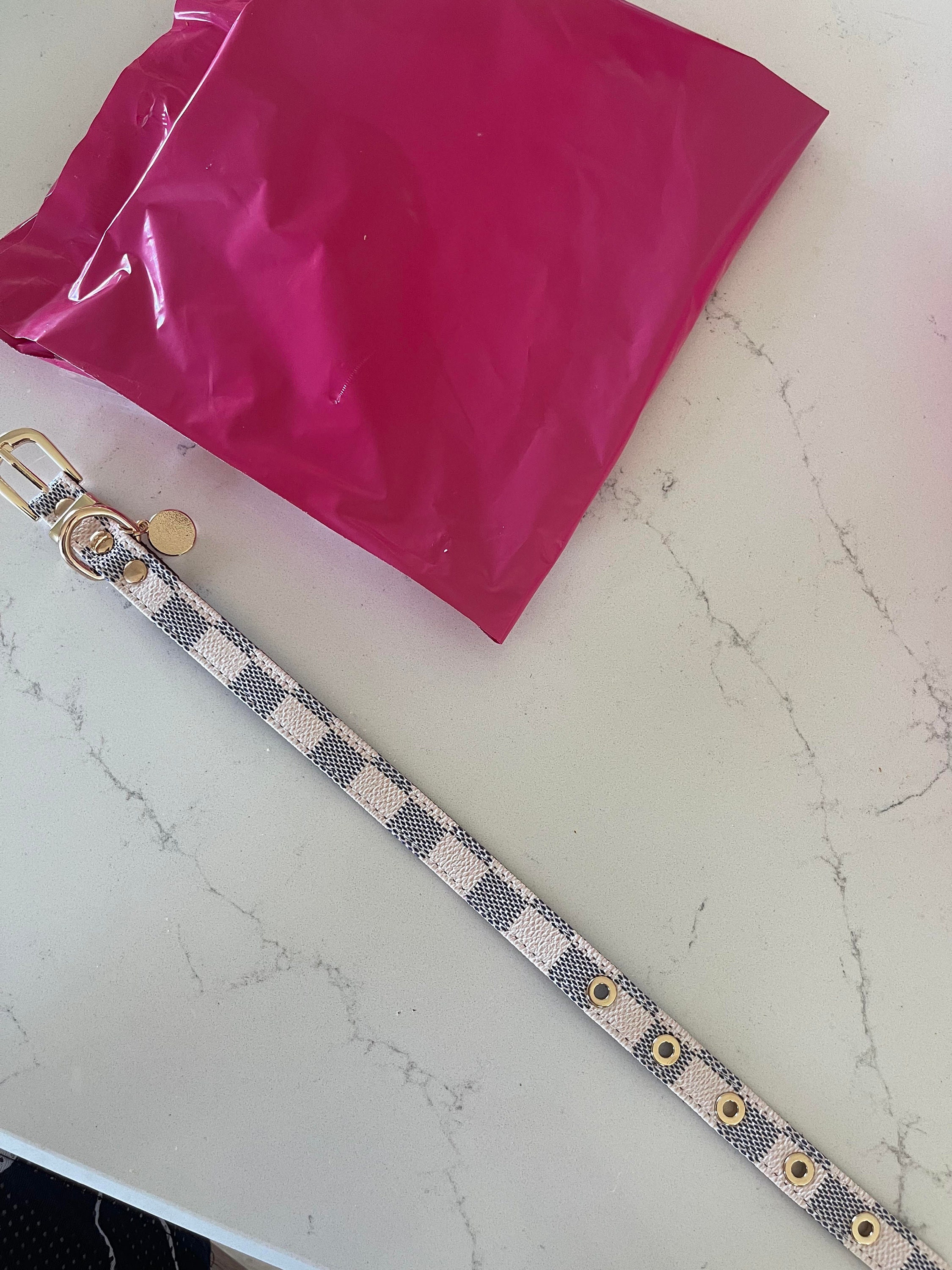 Luxury Checkered Collar - Etsy