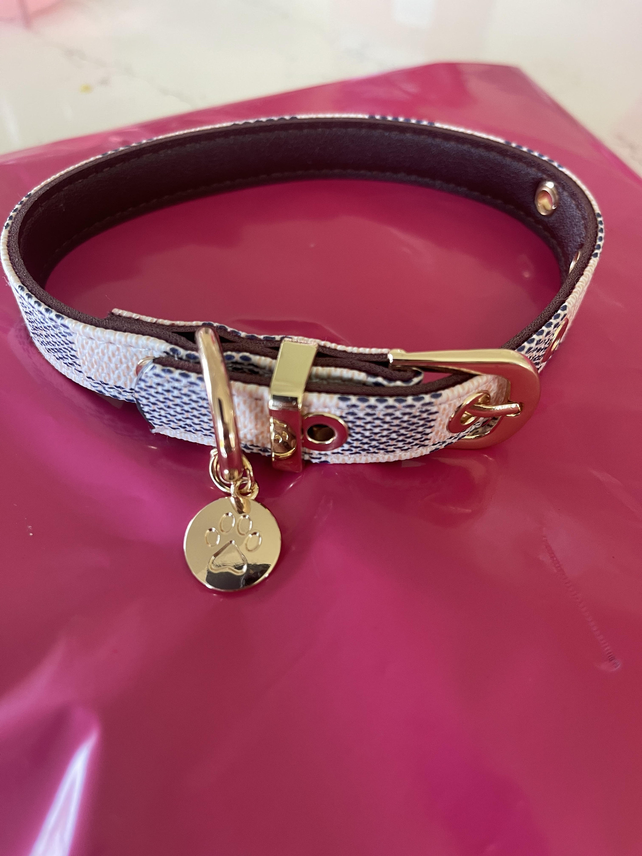 Luxury Checkered Collar - Etsy