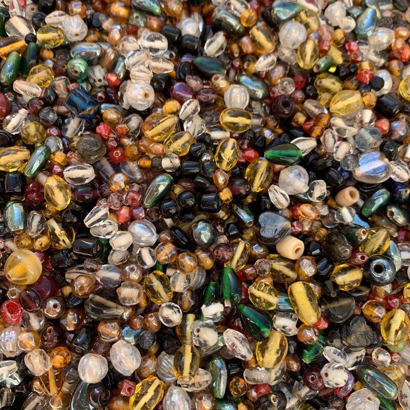 Glass Beads Mix - Etsy