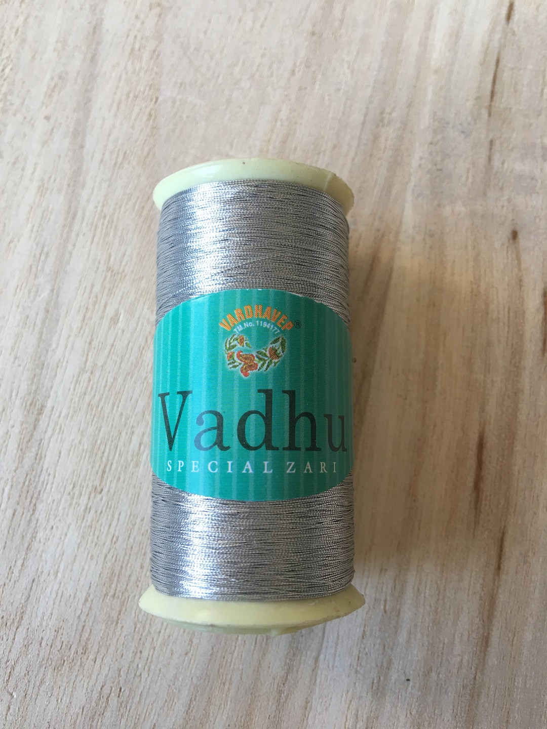 Silver Indian Metallic Zari Embroidery Thread for Tambour Aari Etc - Etsy