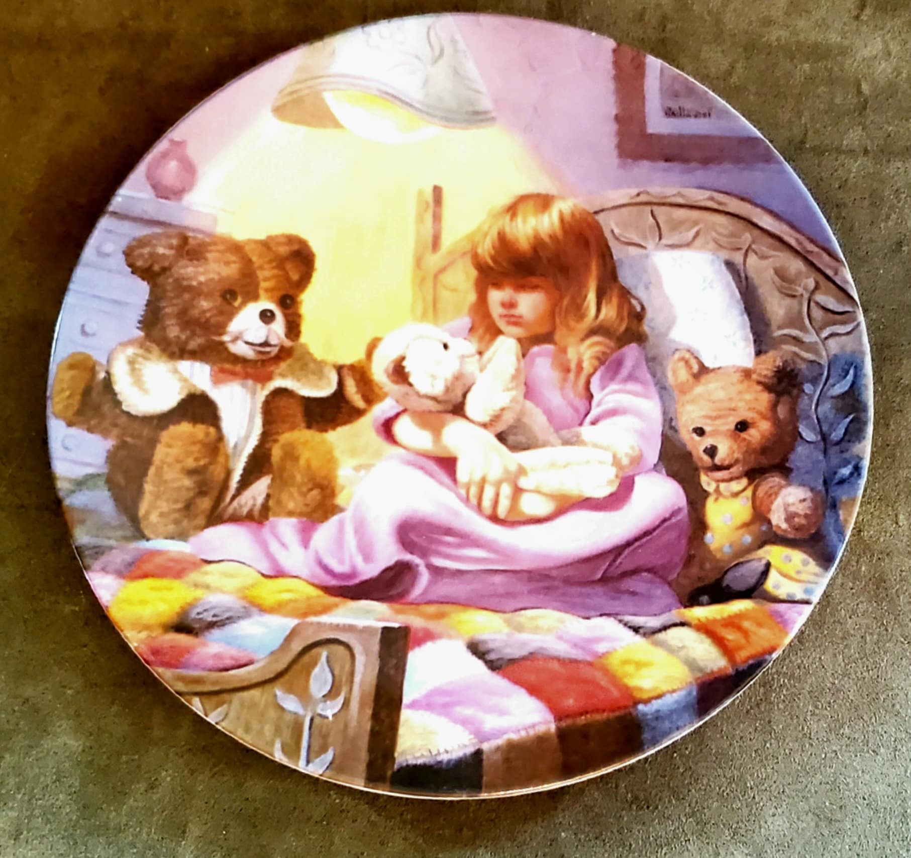 Goldilocks and the Three Bears Collector Plate by Artist Gregory ...