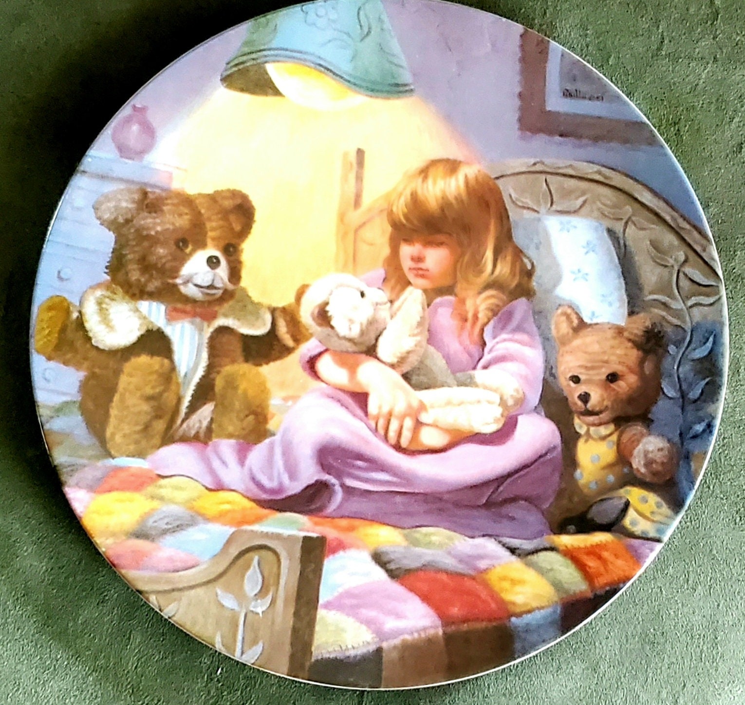 Goldilocks and the Three Bears Collector Plate by Artist Gregory ...