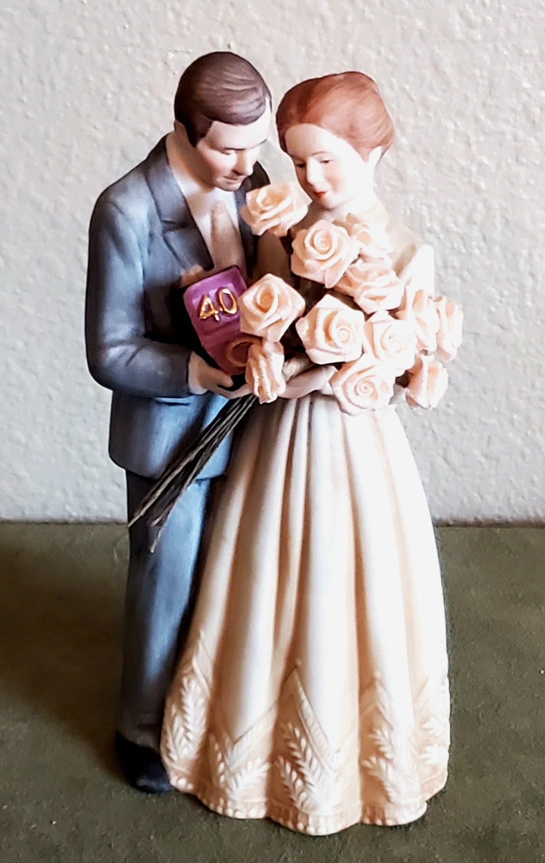 Treasured Memories 40 Years Together Anniversary Figurine by Enesco ...