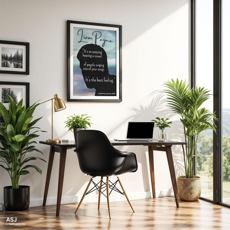 Liam Payne Fan Art Print, One Direction Wall Art, Pop Music Poster ...