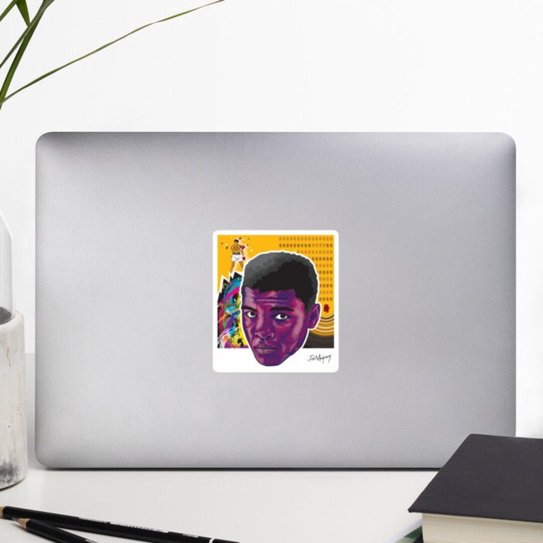 Muhammad Ali Coffee Sticker, Impossible is Nothing, Inspirational ...