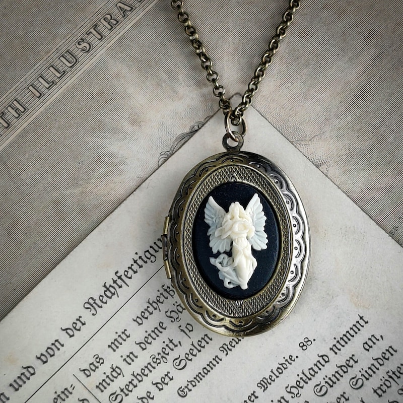 Angel Locket - Etsy