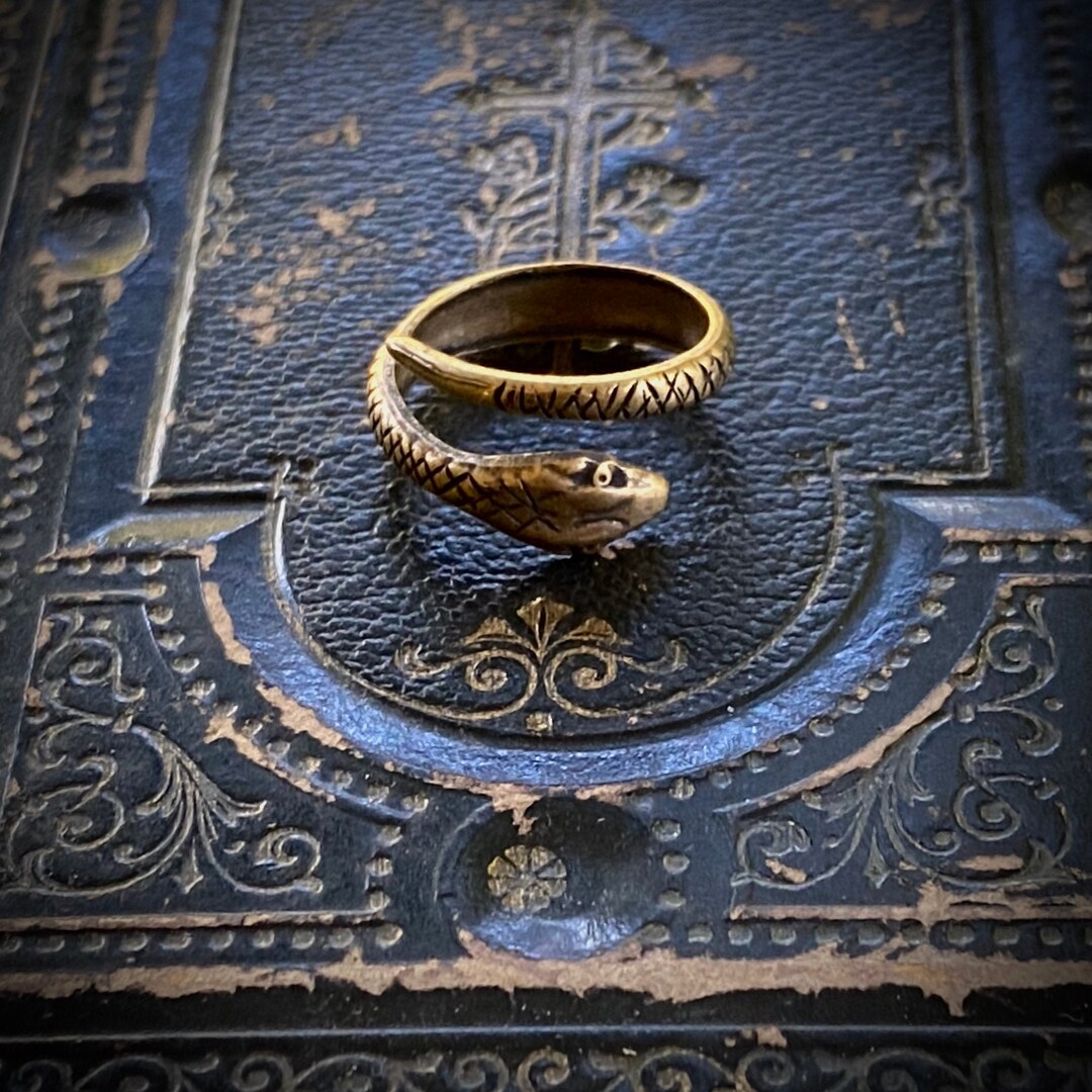 Coiled Snake Ring - Etsy