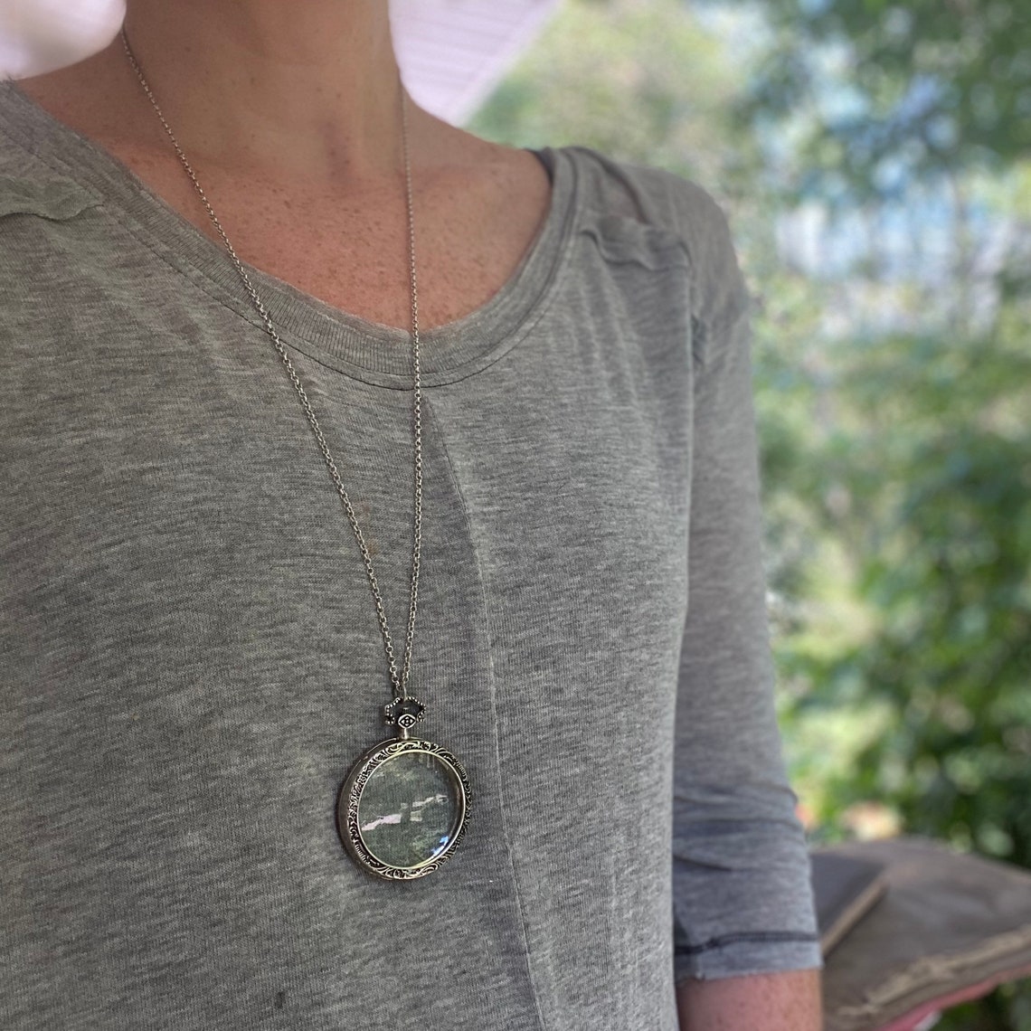 Magnifying Lens Necklace | Etsy
