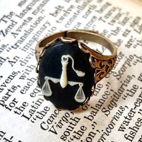 Libra Ring - Etsy