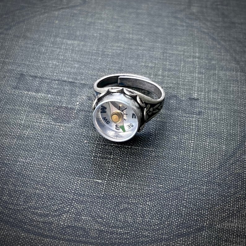 Vintage Style Compass Rings - Etsy