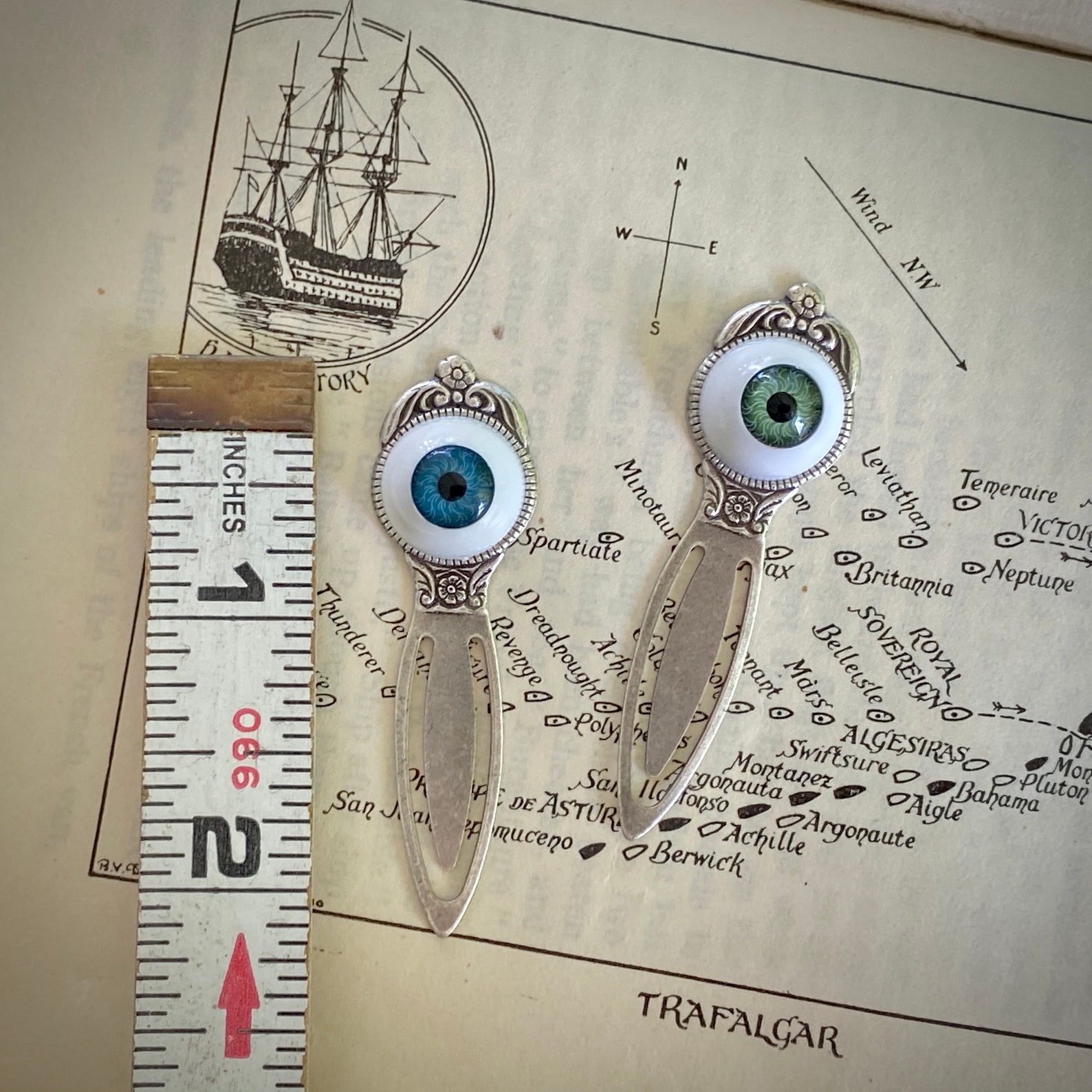 Eye Bookmark Choose a Color - Etsy