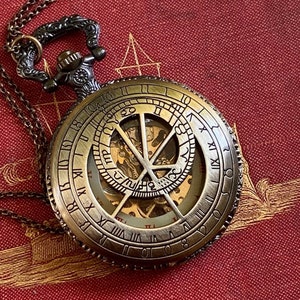 Time Lord Mechanical Pocket Watch - Pocket Chain or Necklace - Etsy