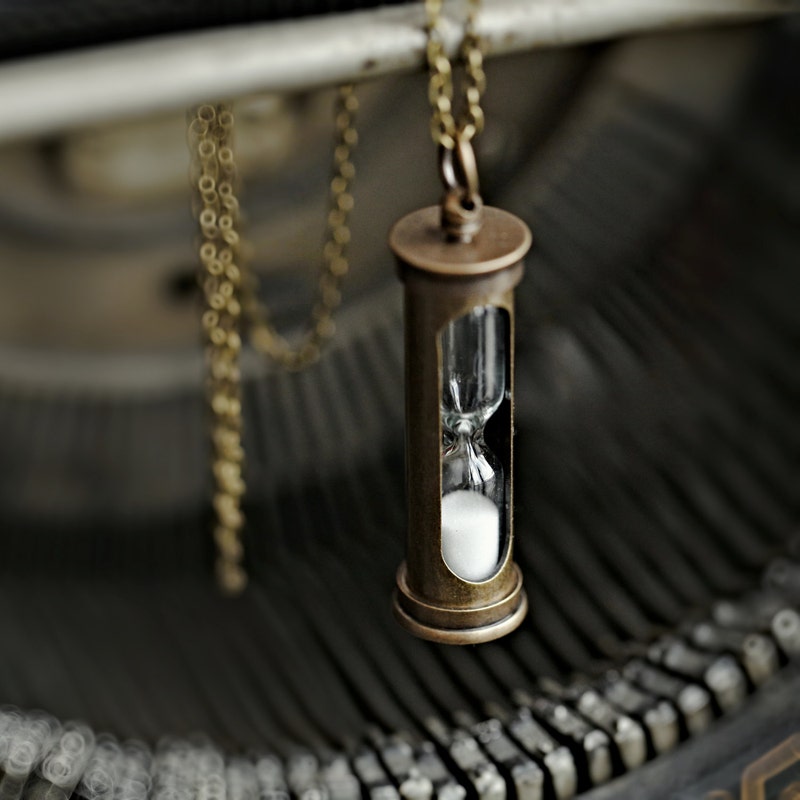 Hourglass Necklace - Etsy