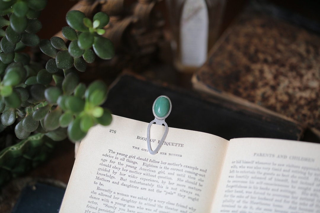 Stone Bookmarks Pick a Semi-precious Stone Aventurine Onyx Tigereye ...