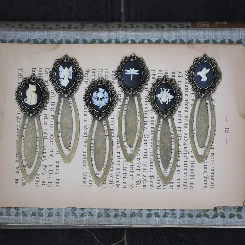 Victorian Angel Bookmark, Vintage Style Cameo - Etsy