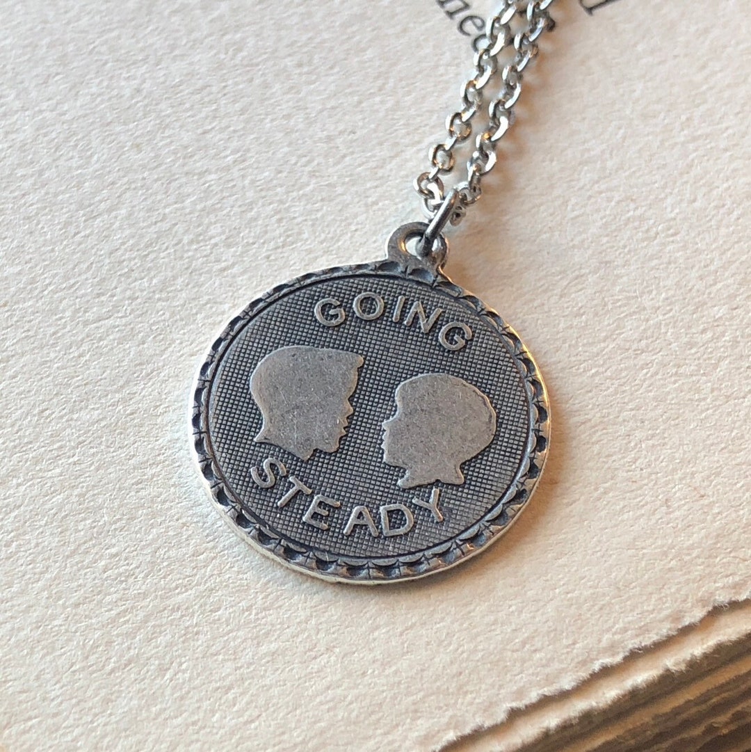 Going Steady Charm Necklace Etsy