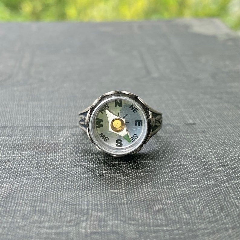 Vintage Style Compass Rings - Etsy