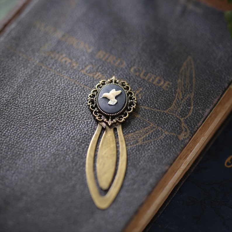 Victorian Angel Bookmark, Vintage Style Cameo - Etsy
