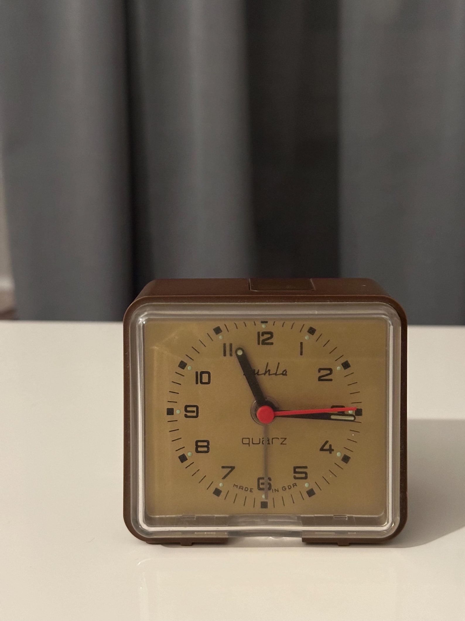 Vintage Alarm Clock, Ruhla Alarm Clock, Made in Germany, Vintage Clock ...