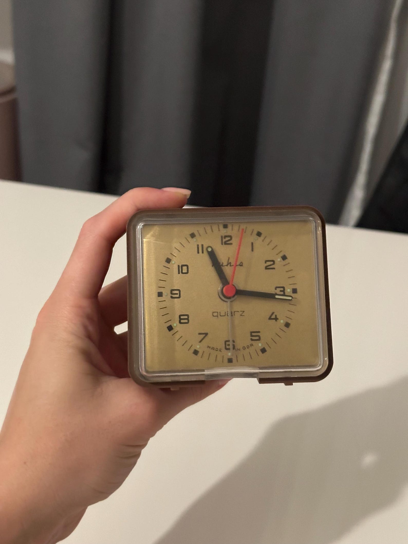 Vintage Alarm Clock, Ruhla Alarm Clock, Made in Germany, Vintage Clock ...
