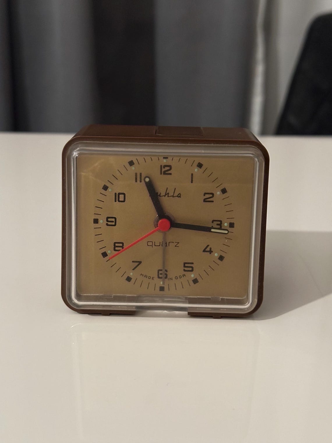 Vintage Alarm Clock, Ruhla Alarm Clock, Made in Germany, Vintage Clock ...
