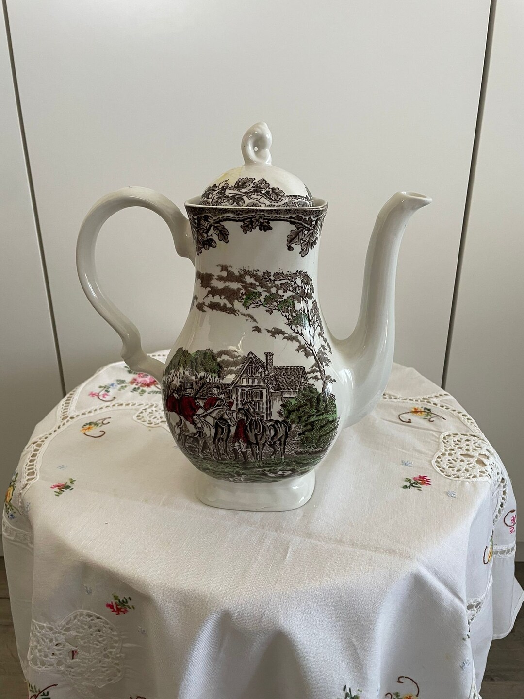 Myotts Teapot Vintage, Myotts Country Life, Hand Engraved English ...
