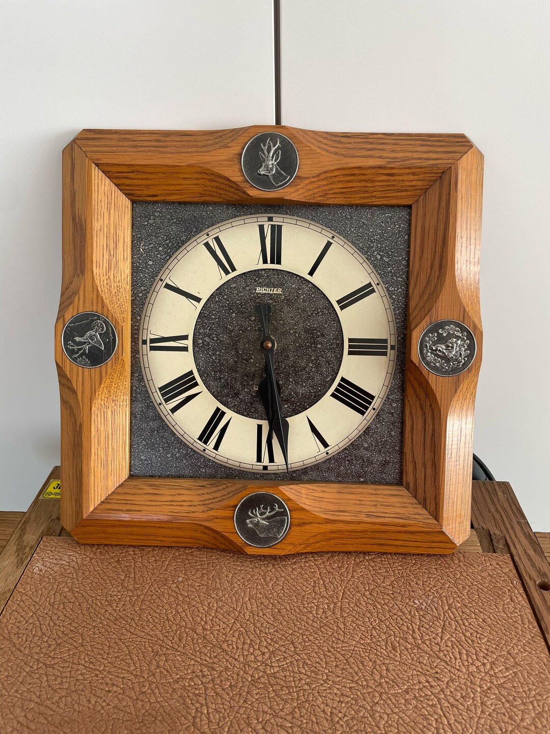 Vintage Richter Clock, Elegant Vintage Clock, Rare Vintage Clock ...